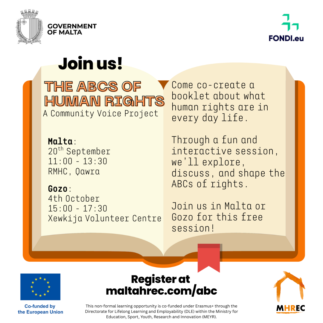Registration: The ABCs of Human Rights Sessions – MHREC